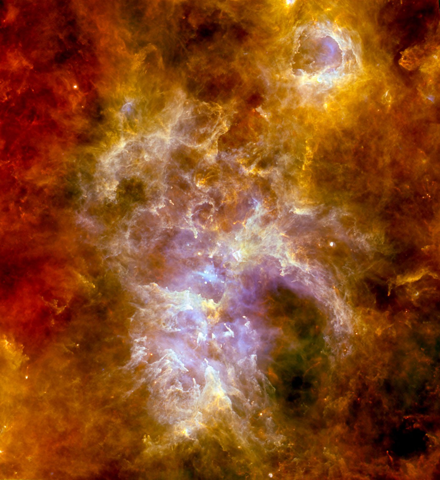 Carina Nebula – Herschel Space Observatory